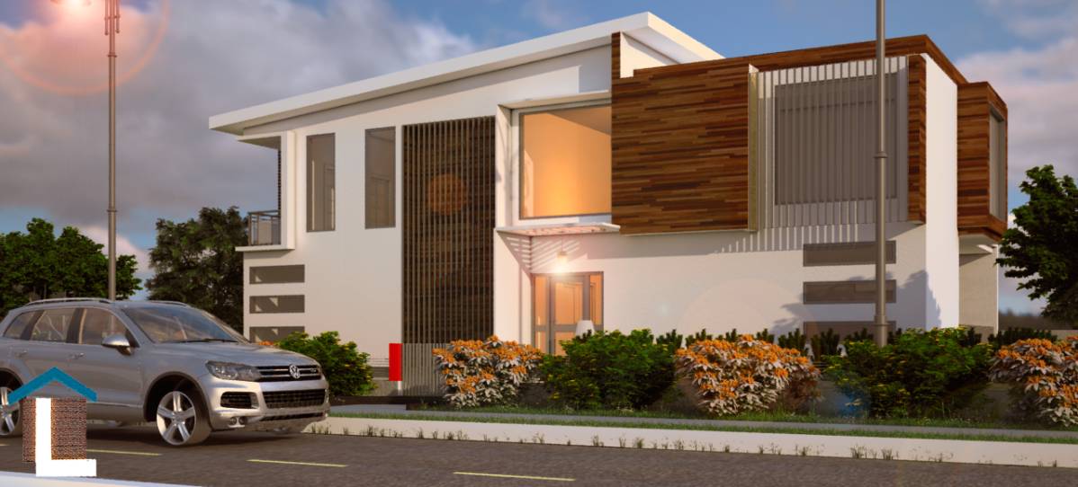 Design project for Modern Contemporary Corner Lot Design on a 50 ...