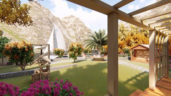 Design project for Lakefront Backyard Landscaping - wide open yard ...