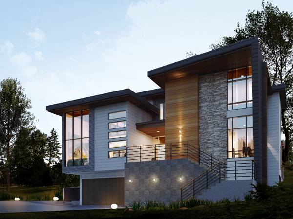 Design project for New Build - Modern Home in United States | Arcbazar