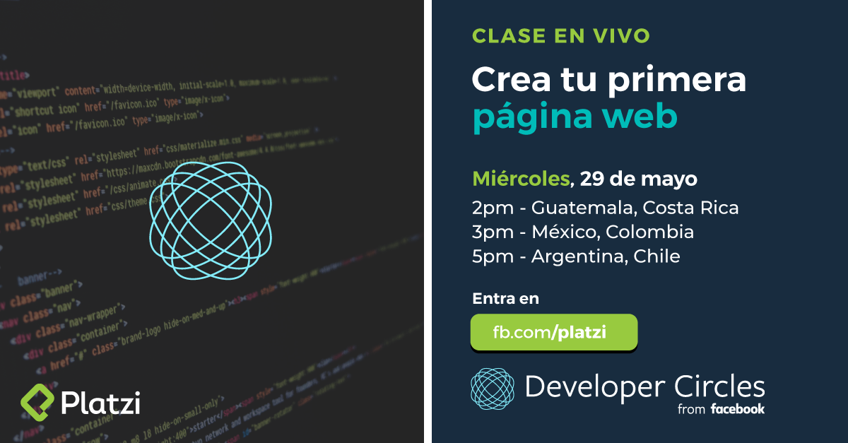 GitHub - gndx/my-first-web-page: Clase en vivo: Crea tu primera página web
