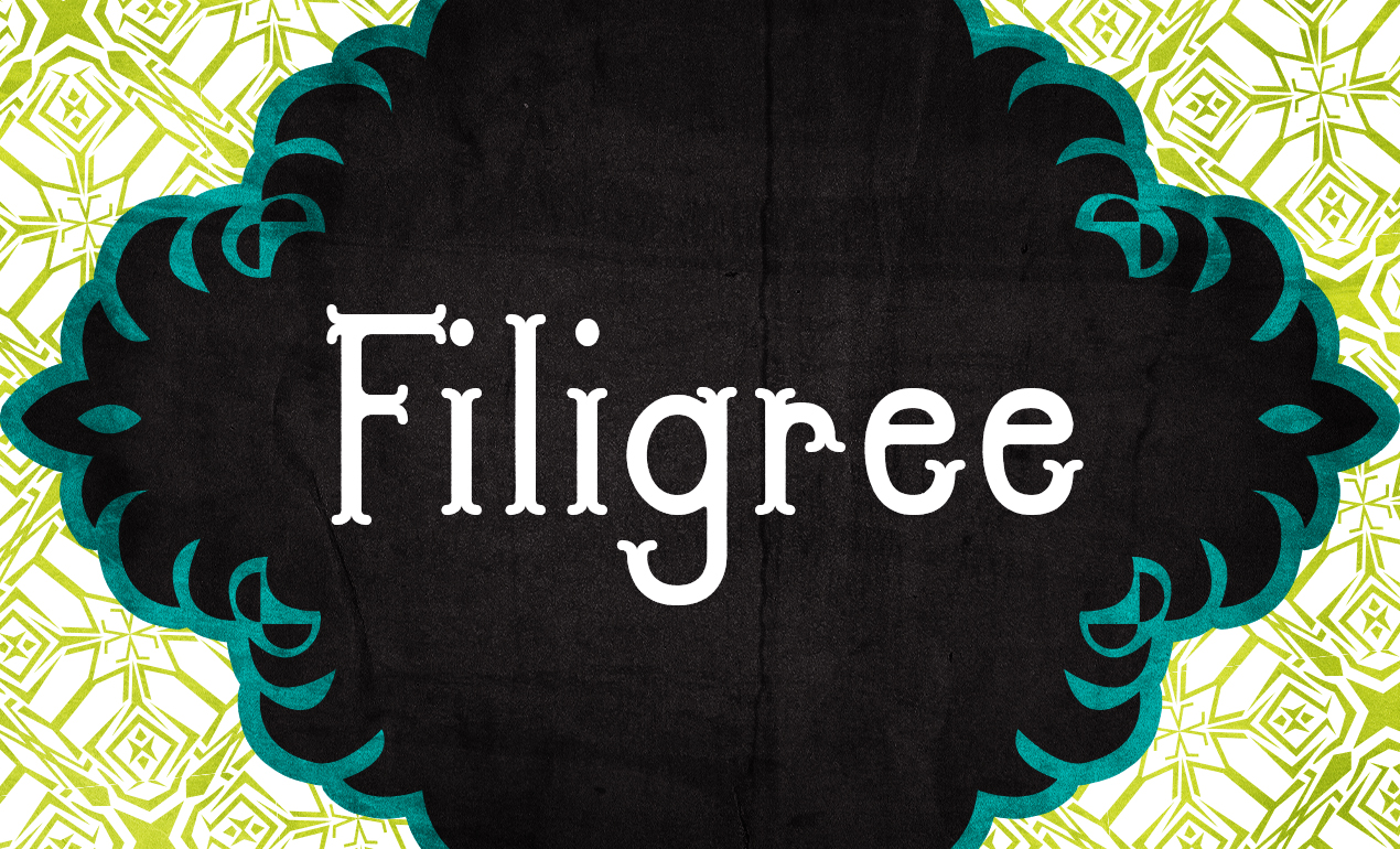 Filigree Whimsical Font by Go Media's Arsenal