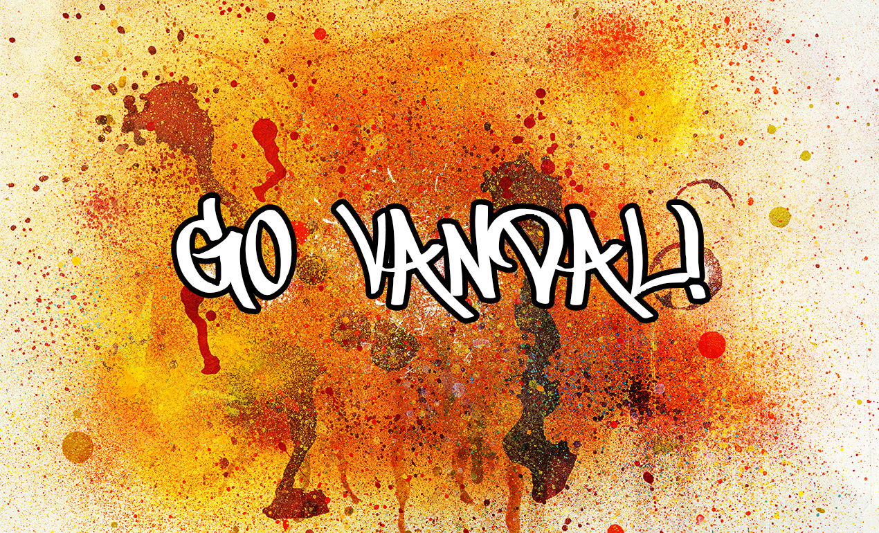Go Vandal Graffiti Font by Go Media's Arsenal