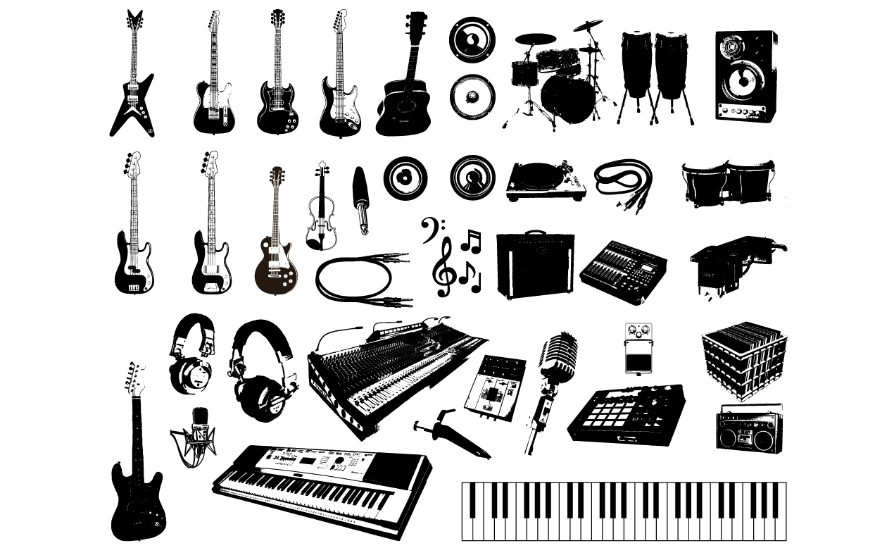 Music Vector Pack for Adobe Illustrator