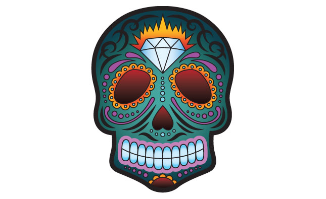 Adobe Illustrator Skull Candy Mexican Sugar Skull