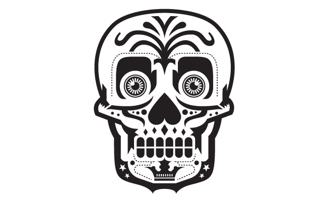 Adobe Illustrator Skull Candy Mexican Sugar Skull