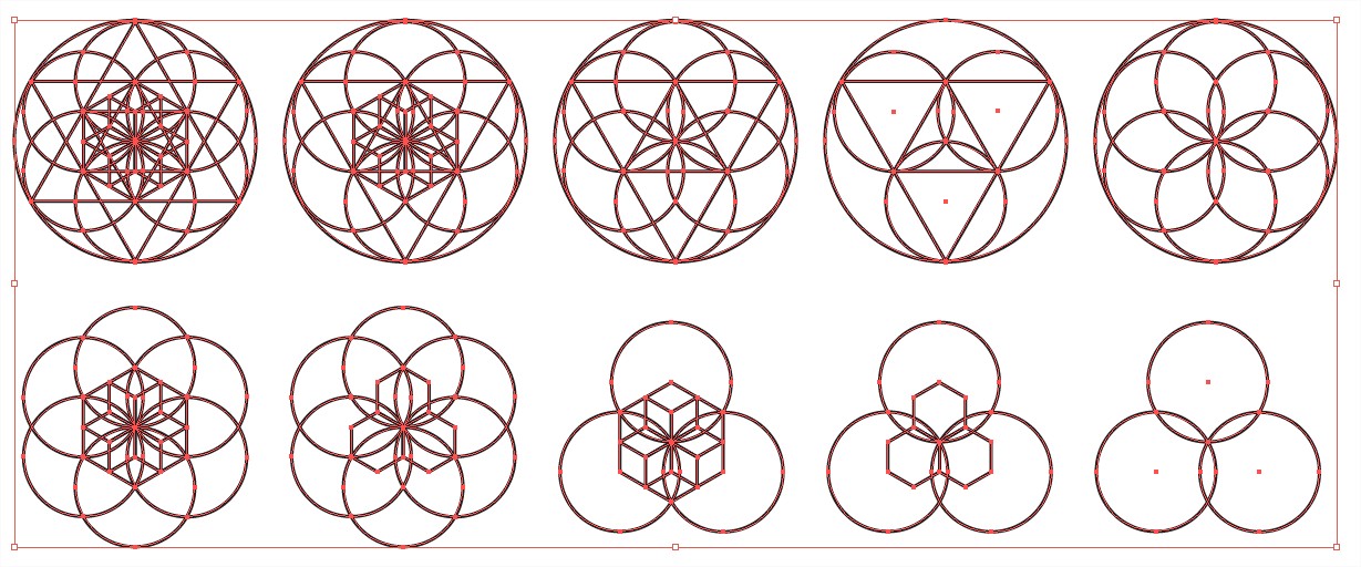 Sacred Geometry Vector Pack for Adobe Illustrator