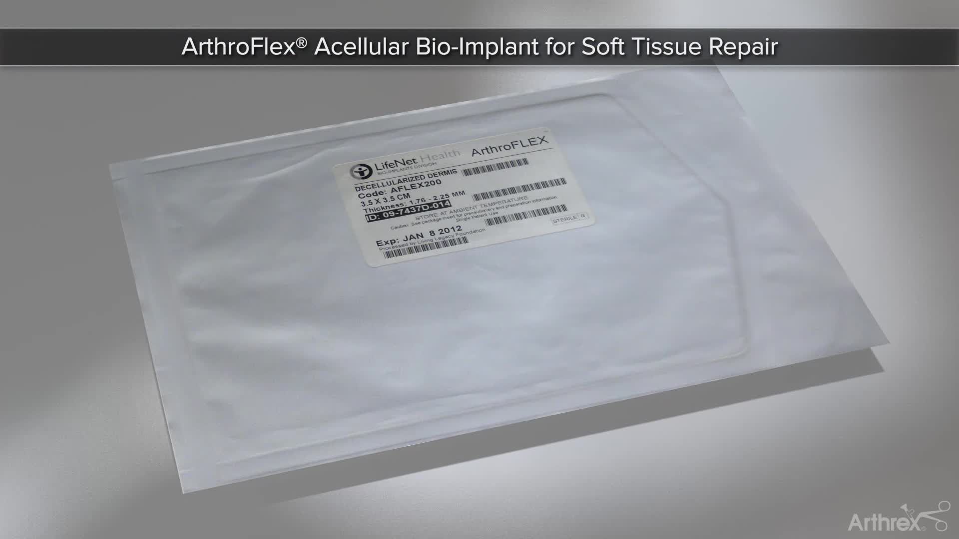Arthrex - ArthroFlex® Acellular Bio-Implant for Soft Tissue Repair