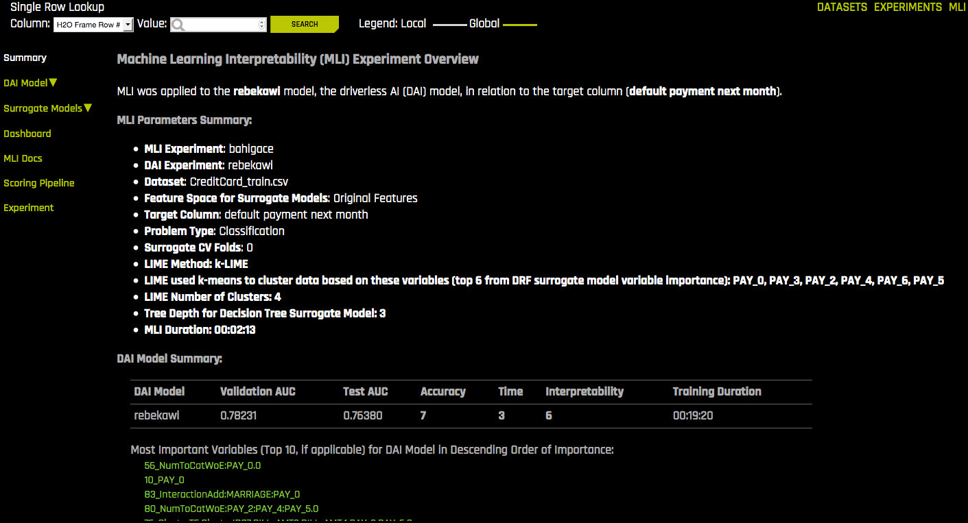 Interpreting a Model — Using Driverless AI 1.3.0 documentation