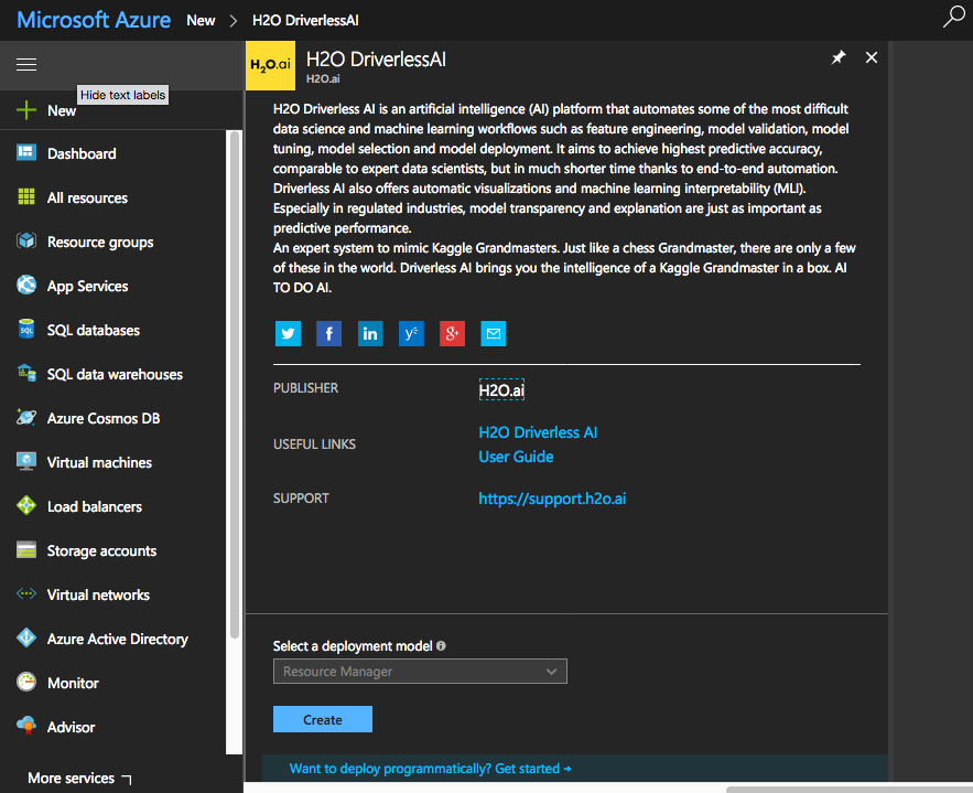 Install on Azure — Using Driverless AI 1.3.1 documentation