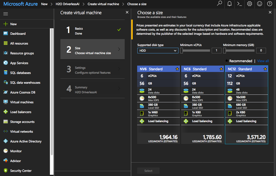 Install on Azure — Using Driverless AI 1.3.1 documentation