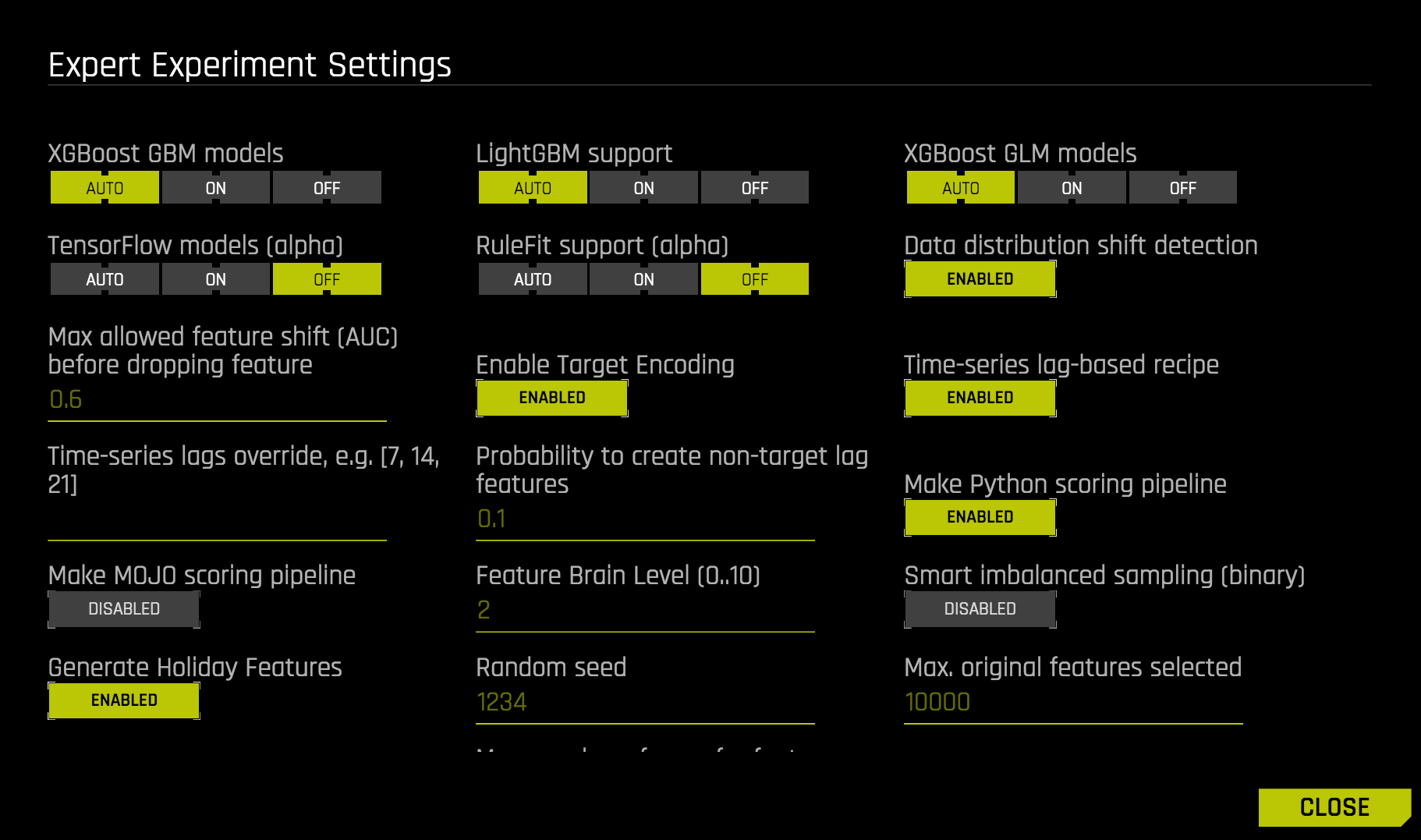 Experiments — Using Driverless AI 1.4.1 documentation