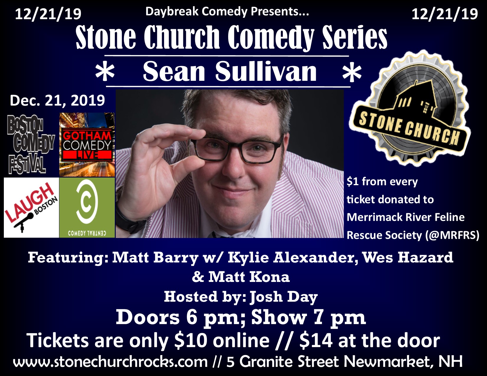 Stone Church Comedy Series - MusicIDB.com - The Music Industry Database