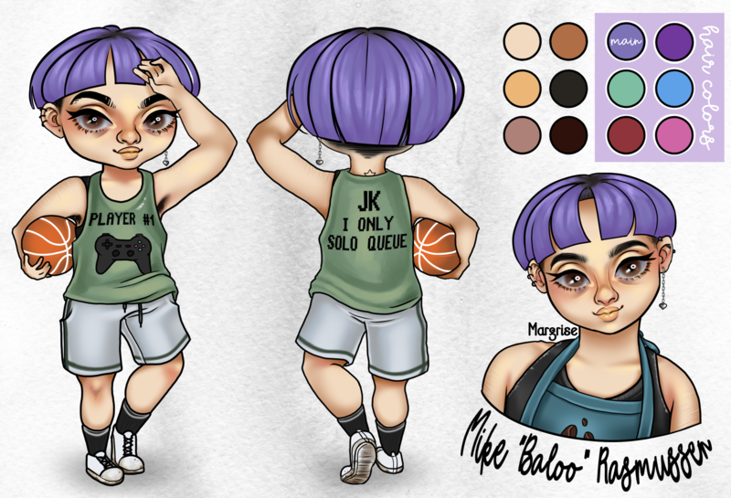 [SET] Jelly character reference sheet - Artists&Clients