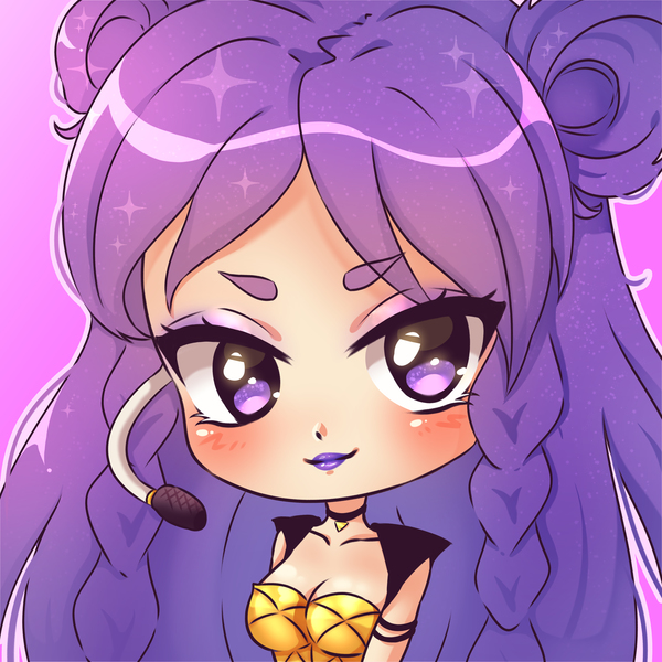 Anime Chibi portrait icon - Artists&Clients