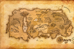 Parchment texture fantasy map (the budget brush stamped edition ...