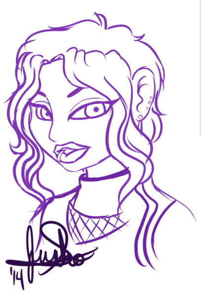 Bust -Line art - Artists&Clients