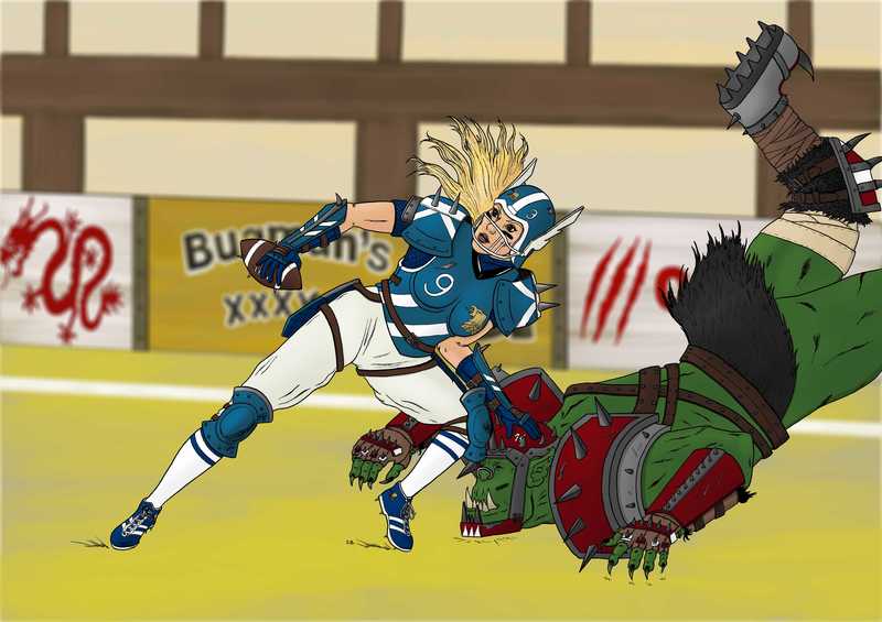 Colored Multiple characters scene - Artists&Clients