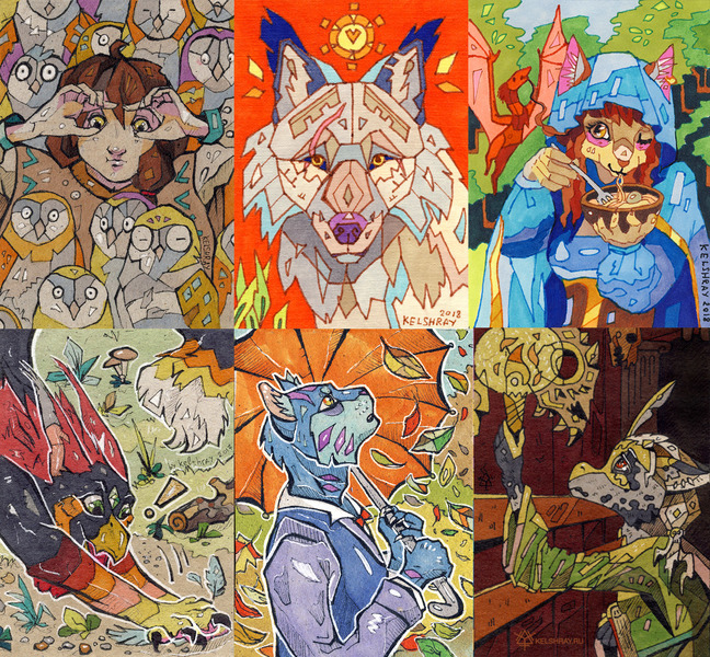 ACEO - traditional stylization - Artists&Clients