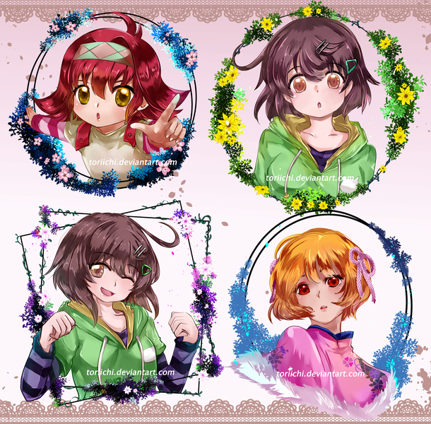 anime potrait headshot with frame - Artists&Clients