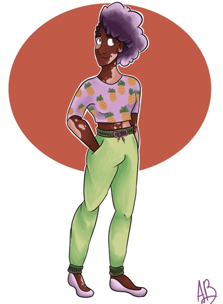 Full Body Character with Simple Shading - Artists&Clients