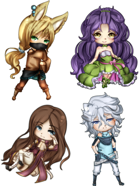 Chibi style A - Artists&Clients