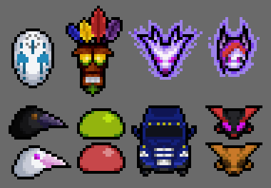 Pixel art tokens (2 token pack) - Artists&Clients