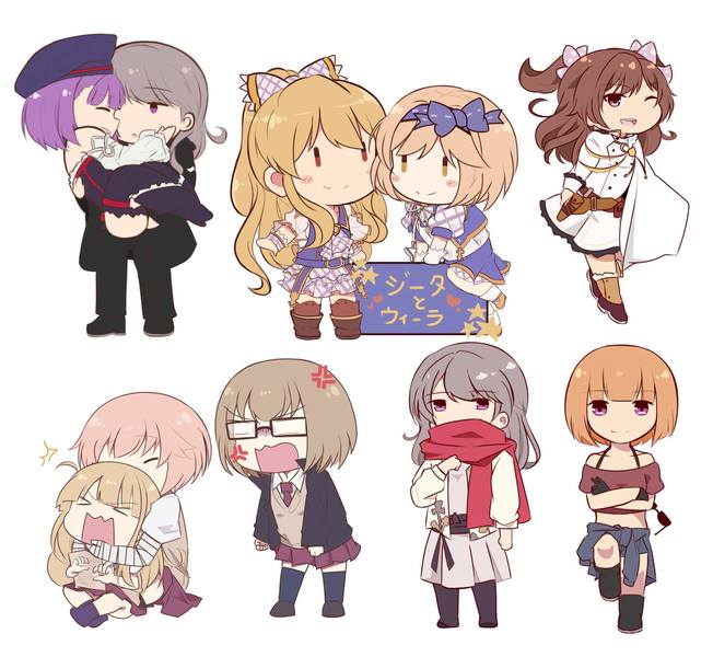 Full body Chibi Colored - Artists&Clients