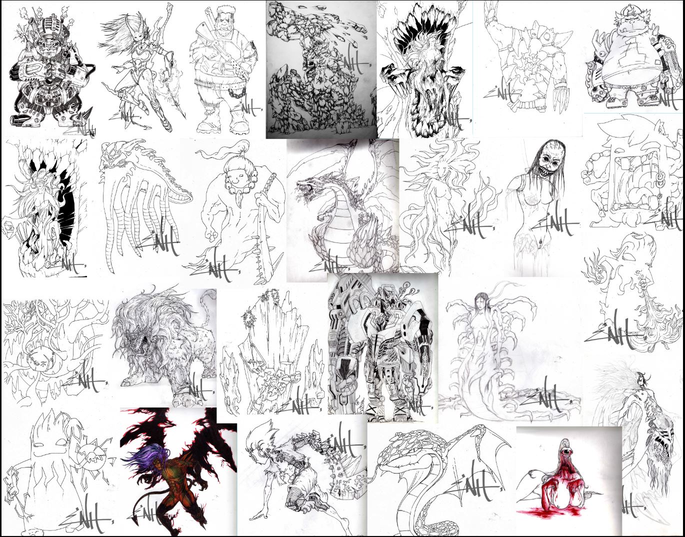 Full body character Concept Art - Artists&Clients