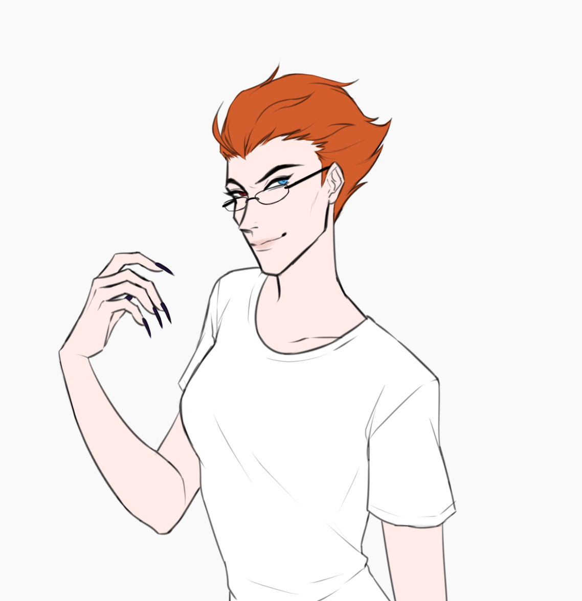 Colored Waist Up Sketch - Artists&Clients