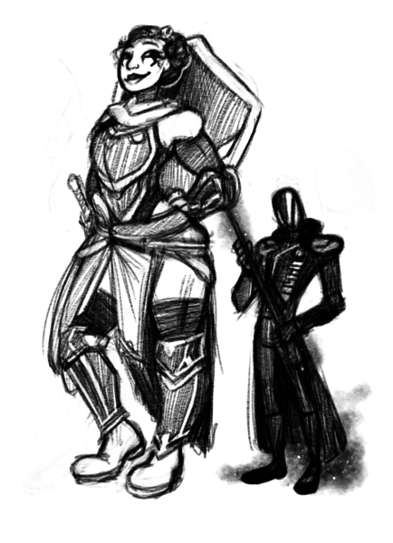 Full body Character Sketch - Artists&Clients