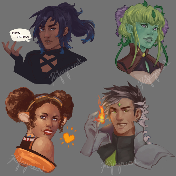 Simple-Shading Character - Artists&Clients