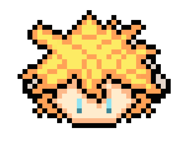 9 pixel art heads. - Artists&Clients