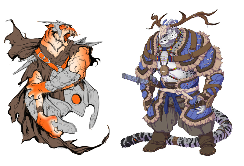 RPG colored character art - Artists&Clients