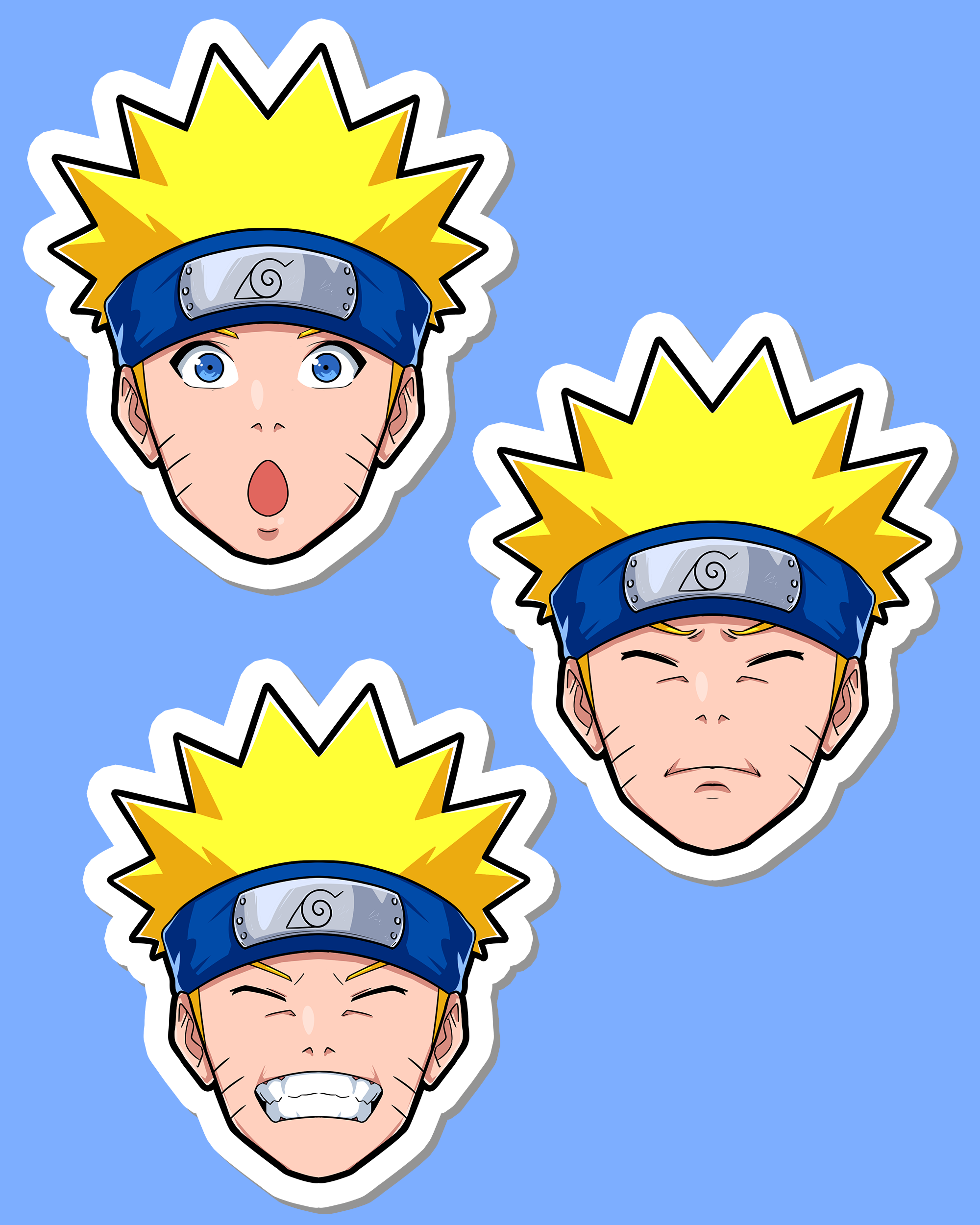 Anime Sticker (Head) - Artists&Clients