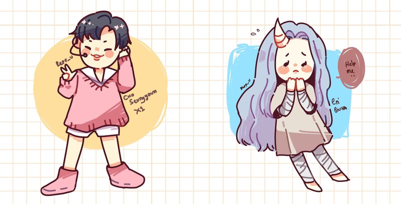 Cute simple chibi - Artists&Clients