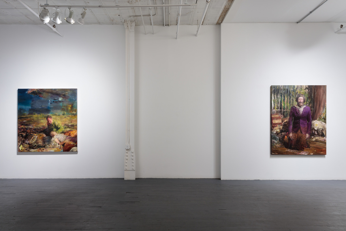 Dan Voinea, Installation View // Blindscape: There from Where Nothing ...