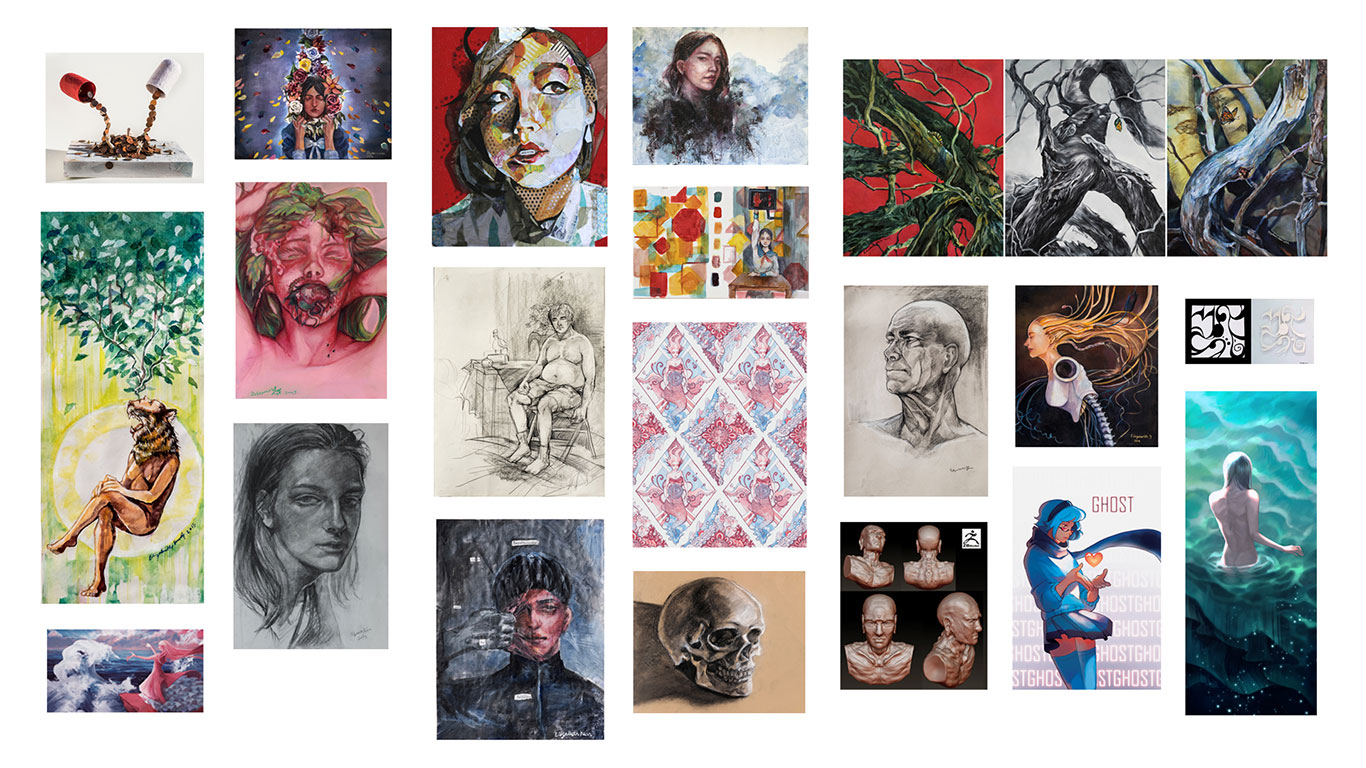 Art School Portfolios Art Prof Visual Art Essentials
