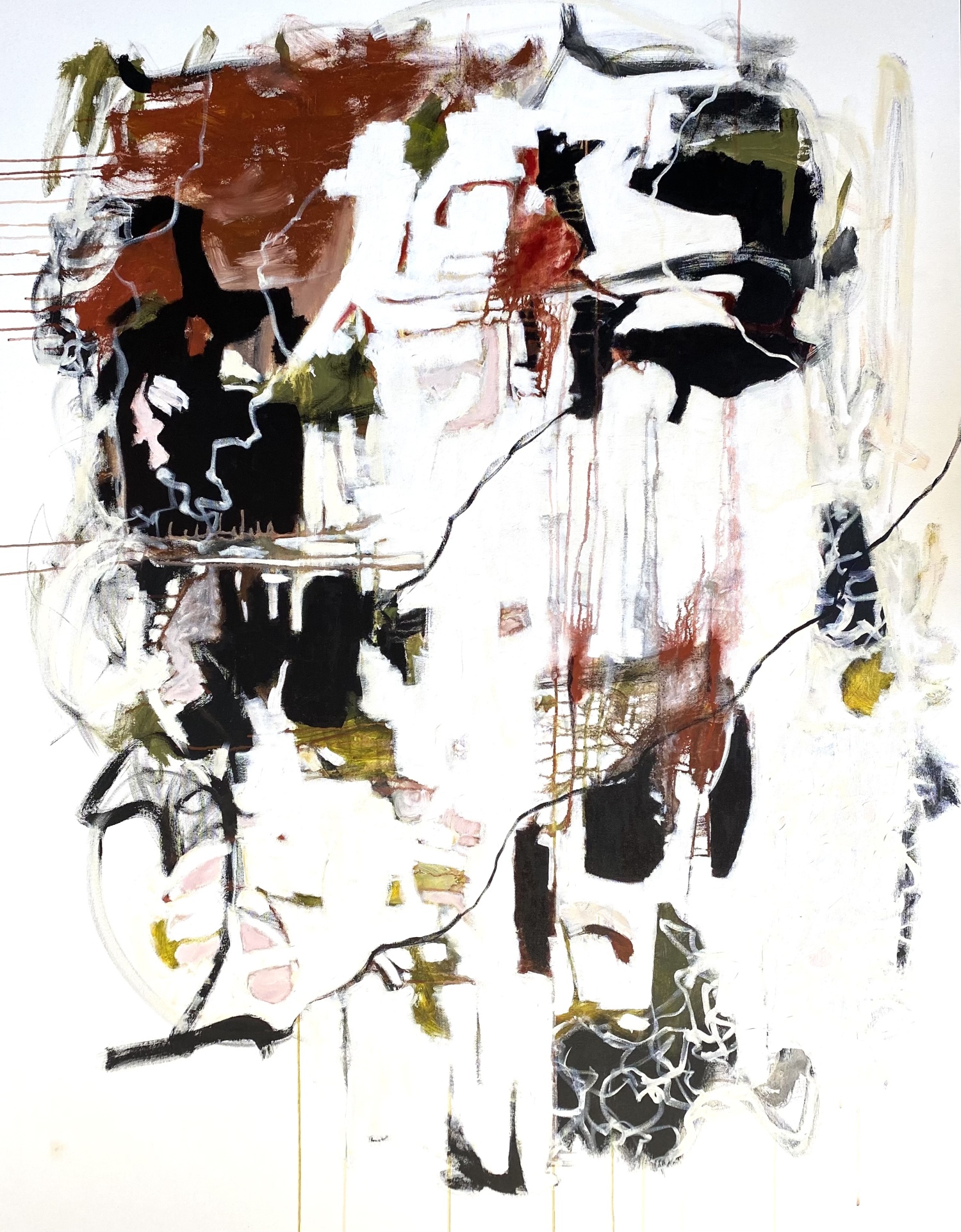 Contemporary abstract paintings by artist Jeane Myers