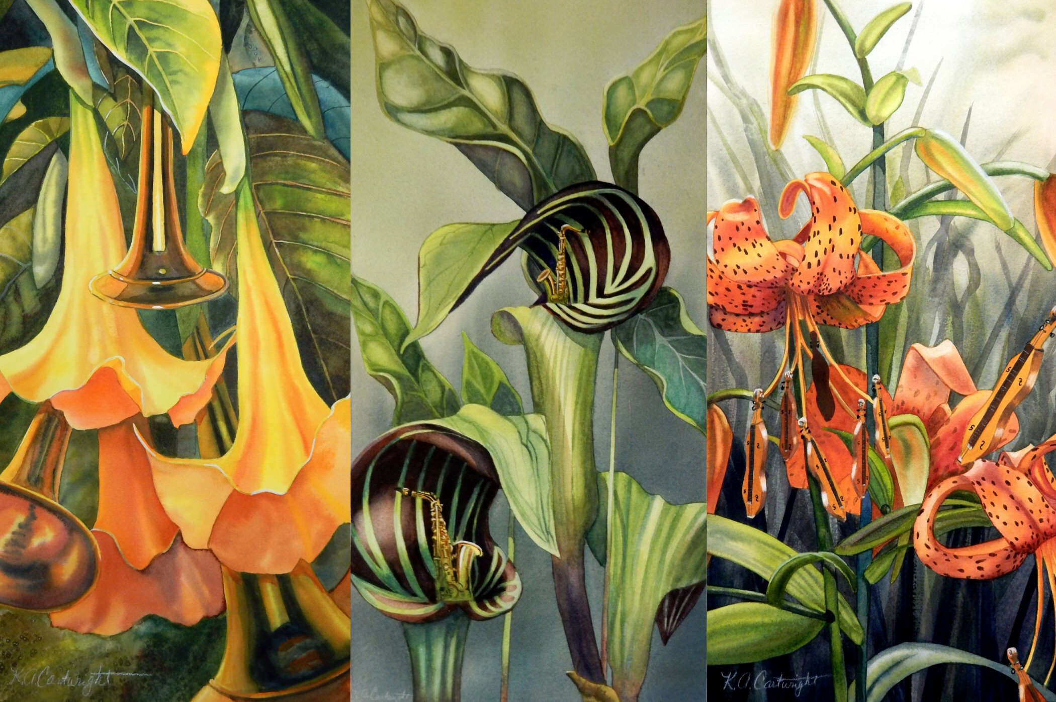 paintings by Katharine Cartwright