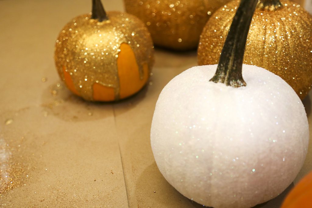 DIY Glitter Pumpkins | Artsy Couture