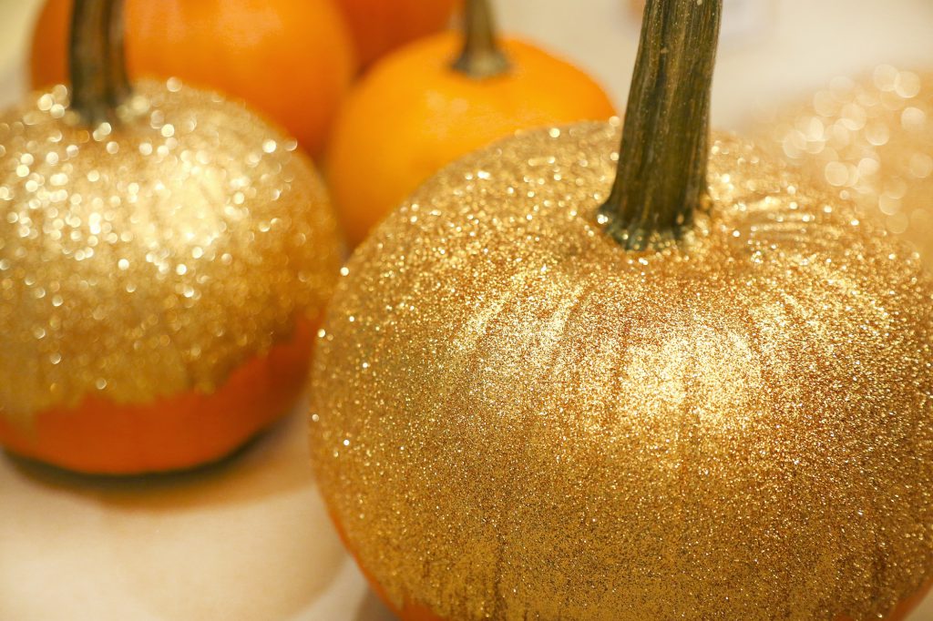 DIY Glitter Pumpkins | Artsy Couture