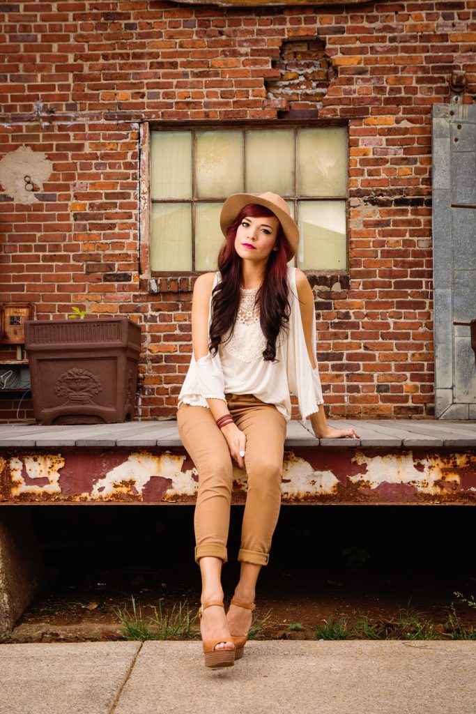 Model at photography workshop | Artsy Couture