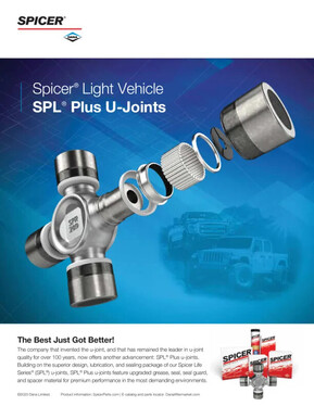 Spicer® Light Vehicle U-Joints | Spicer Parts