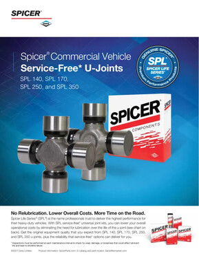 Spicer® Commercial Vehicle U-Joints - Driveshaft | Spicer Parts