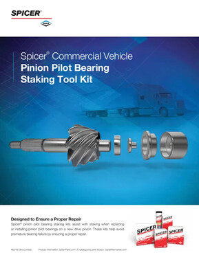 Spicer Pinion Pilot Bearing Staking Tool Kit | Spicer Parts