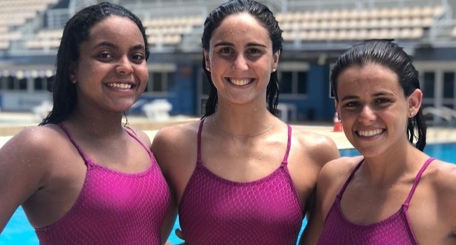 Atletas embarcam para o Sul-Americano de Nado Artístico — Fluminense ...