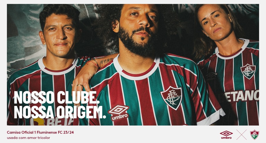 Fluminense e Umbro apresentam a nova camisa tricolor para a temporada ...