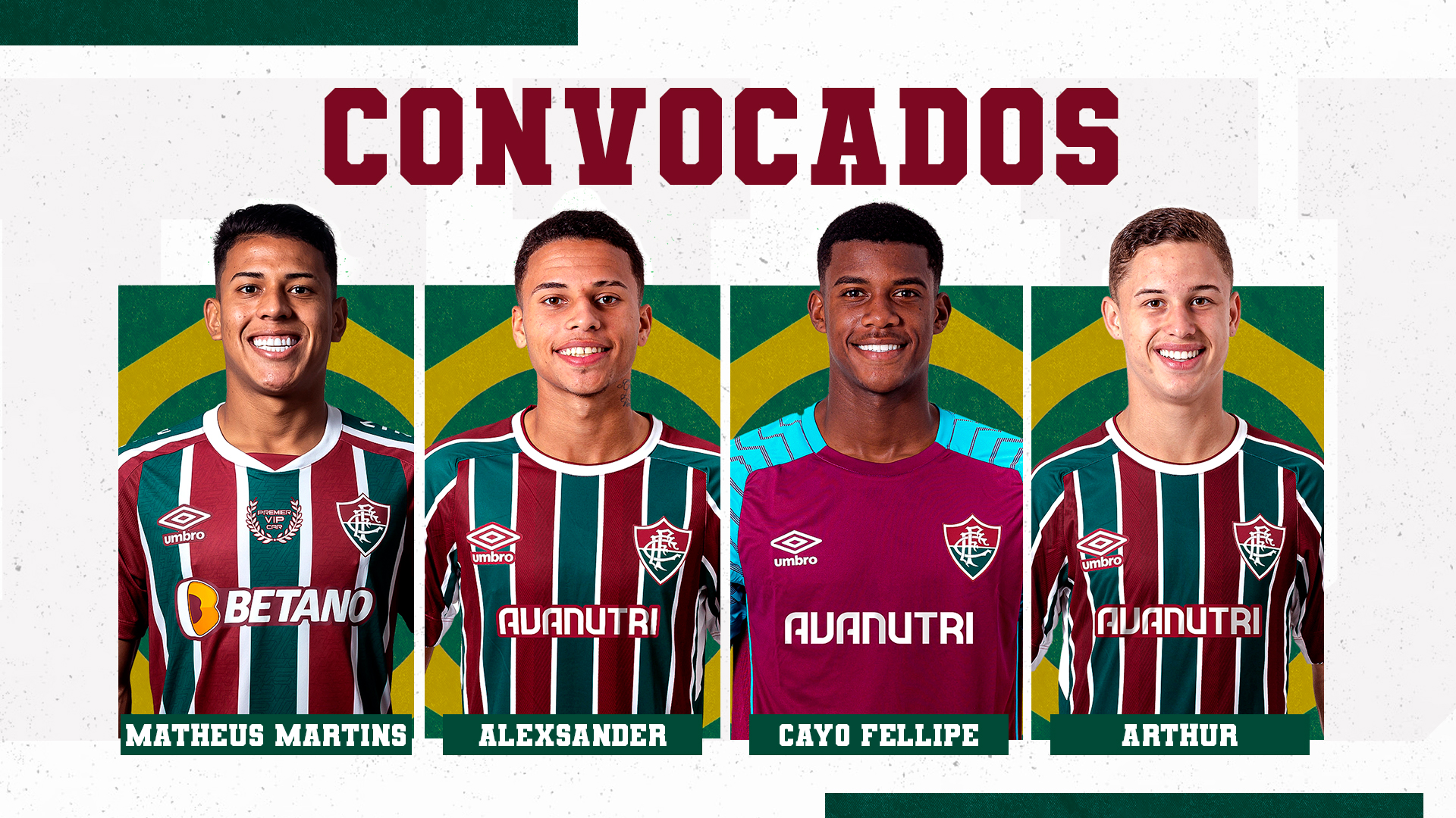 Flu tem quatro jogadores convocados para a Seleção Sub-20 — Fluminense ...