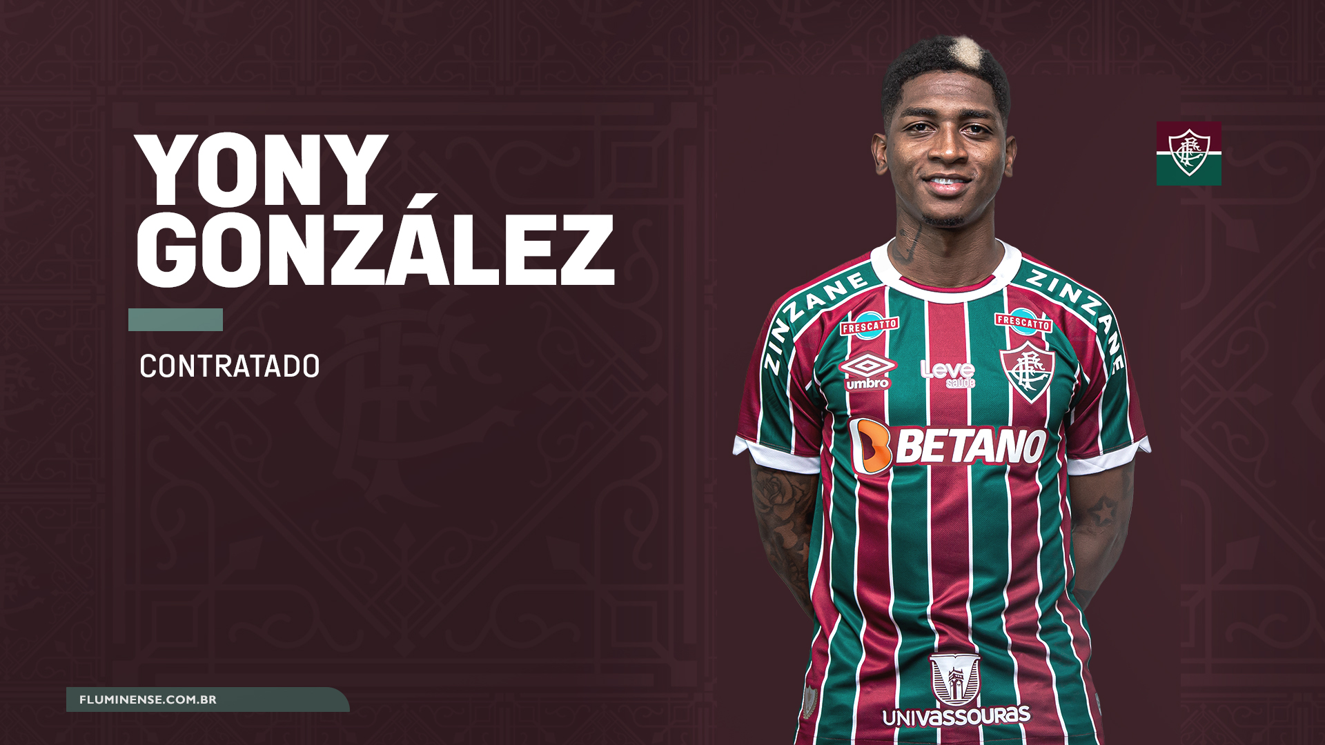 Fluminense acerta a contratação de Yony González — Fluminense Football Club