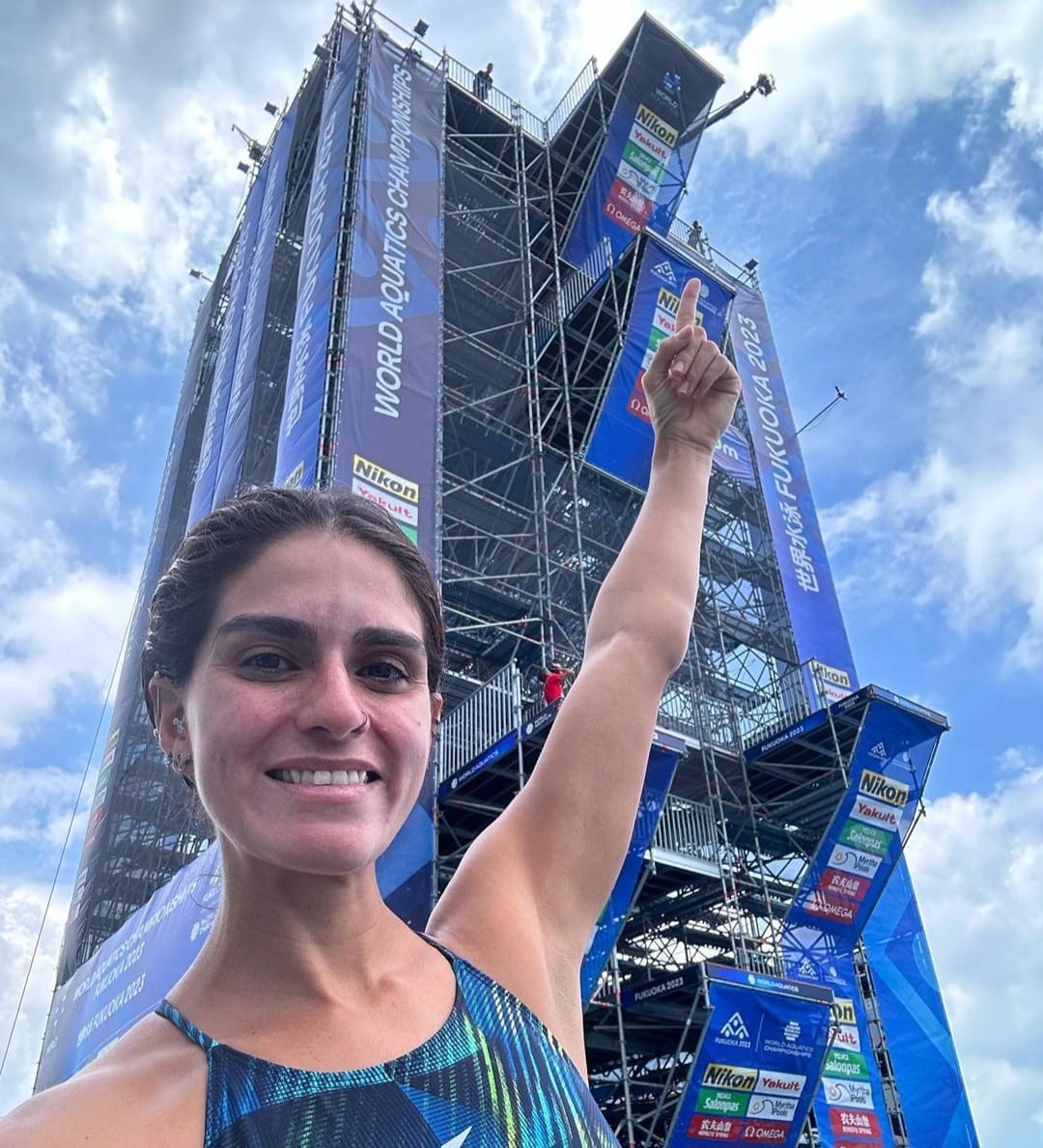 Paty Valente é a oitava melhor saltadora de High Diving do mundo ...
